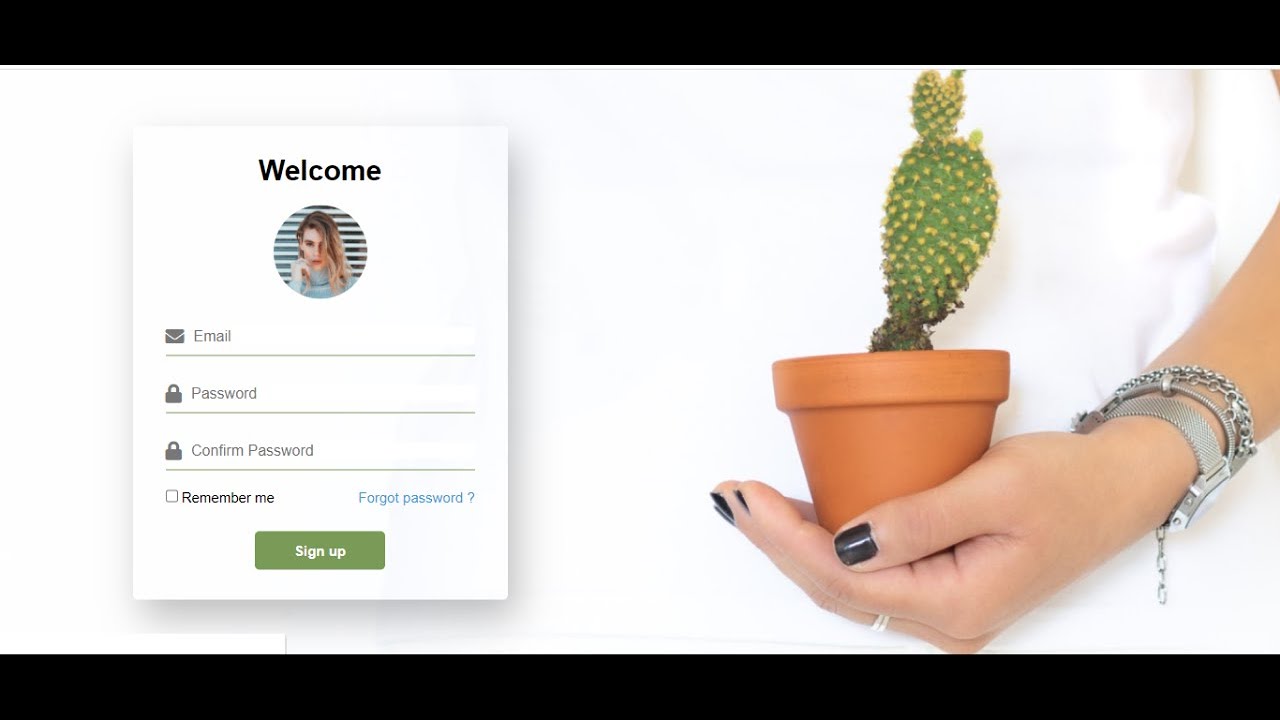 How To Make Registration Form Using HTML And CSS Step By Step