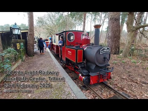 Old Kiln Light Railway at the Tilford Rural Life Centre, Farnham, Surrey , 23rd February 2025