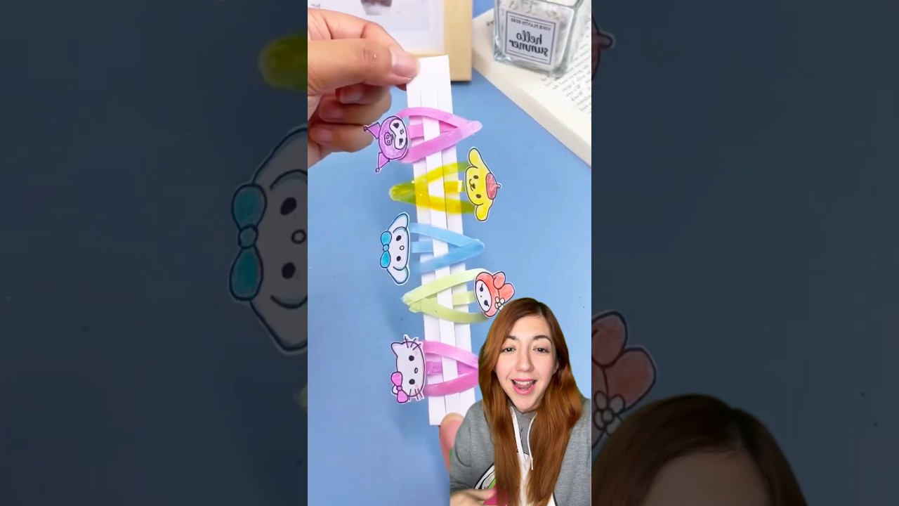 #Recicla y haz estas hebillas caseras de #sanrio #diy #reciclaje #manualidades
