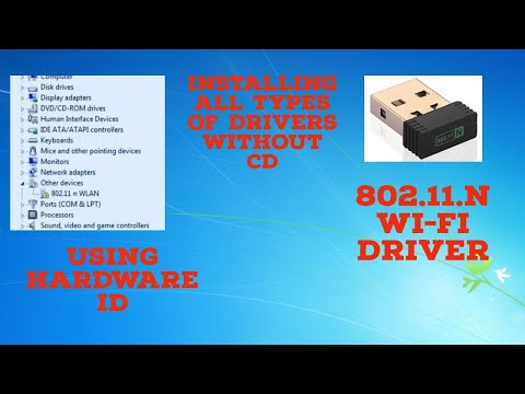 How to Install Wi-Fi Driver Online Without CD | #802.11.n #techidiot