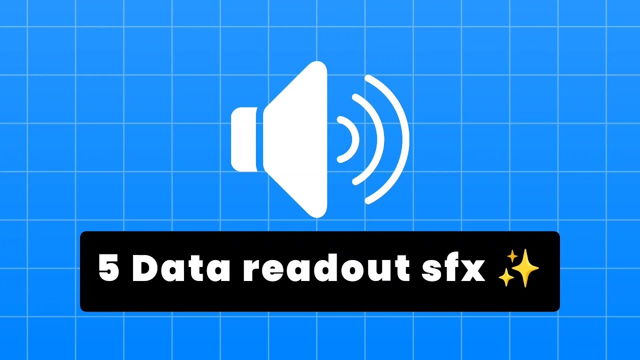 5 data readout sound effect ✨