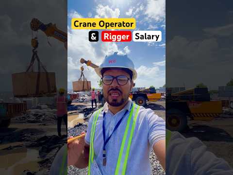 Sab Log Dubai Q Bhagte Hain😭 Salary of Rigger & Crane Operator #job #shorts