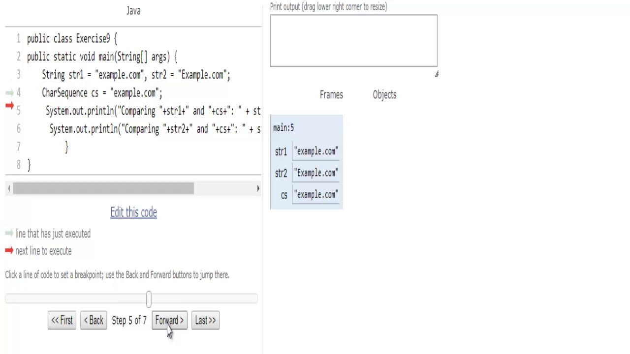 w3resource.com: Java String Exercise-9