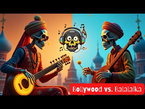 ๐ง Bollywood vs. Balalaika โ Indian vs. Russian Rap Battle | Skeleton-Themed Animated Music Video