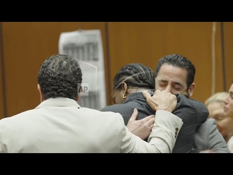 A$AP Rocky leaps into court benches after not guilty verdict