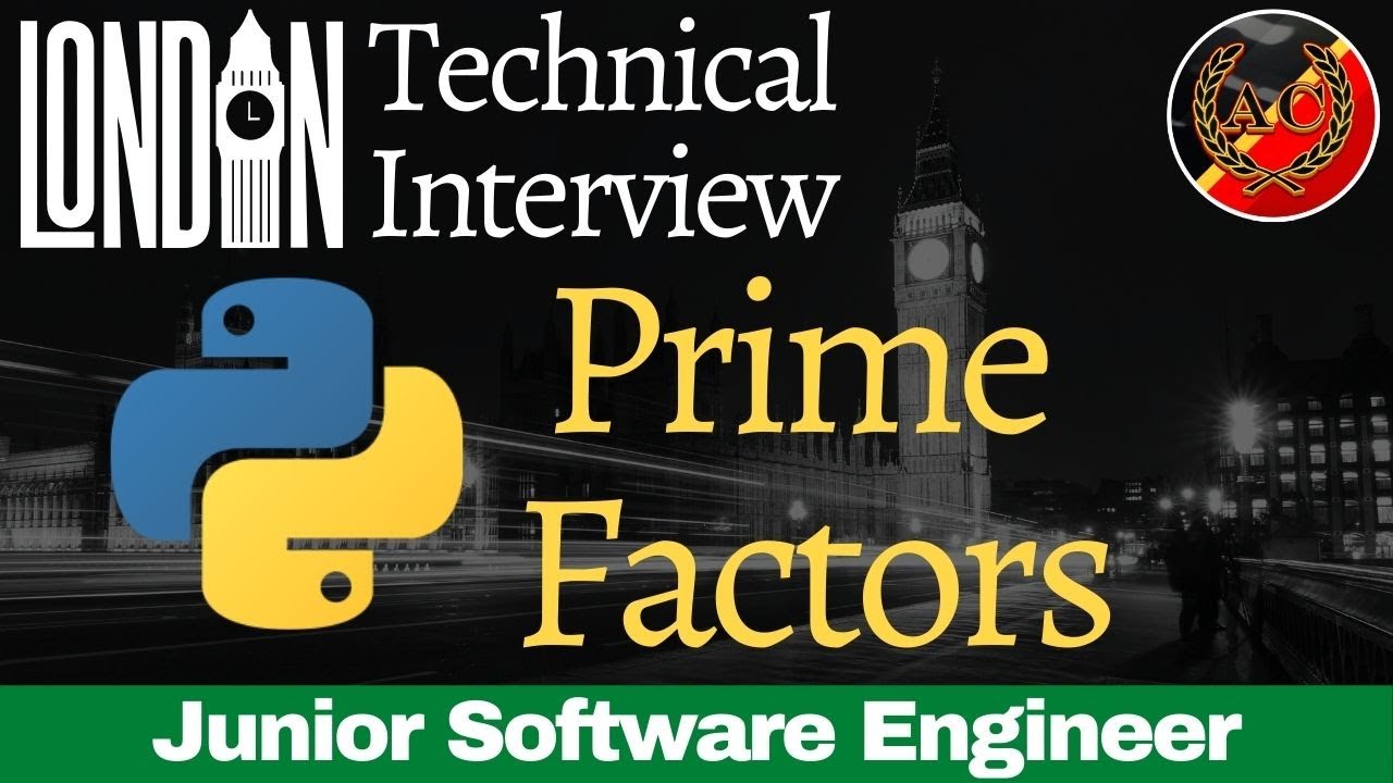 Prime Factors || Python Coding Challenge