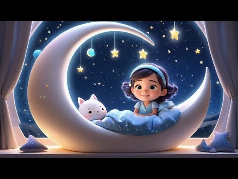 Goodnight Stars and Ellie Moon | Bedtime Lullaby for Kids | Gentle Nursery Rhyme in English