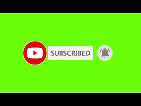 YouTube channel Subscribe Green Screen Video Clip