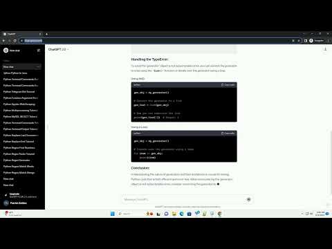python typeerror generator object is not subscriptable