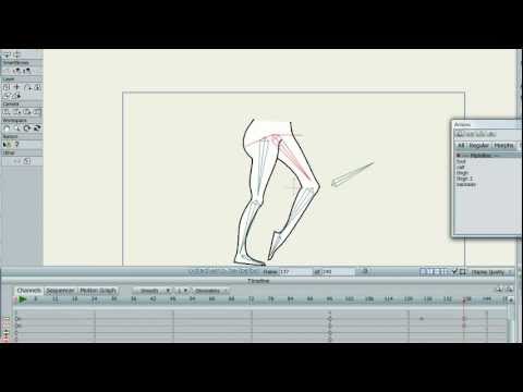 Anime Studio Pro 9 - NEW 'Smart Bone Action' Basics!