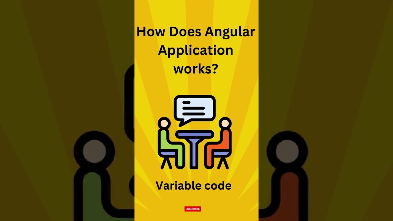how does angular application works