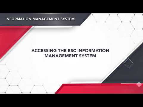 Accessing the ESC Information Management System