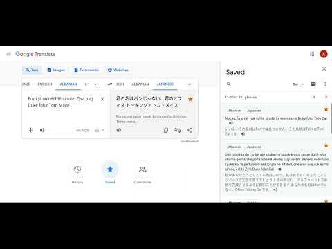 Google Translate: Albanian Language in action