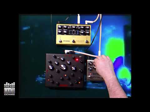 Moffenzeef Modular Stargazer Drone Synth Pedal Gunmetal Black | Reverb