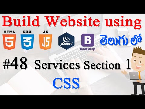 Learn 48 How to Build Website using Html CSS JS jQuery Bootstrap Services Section 01 CSS - Mind ...
