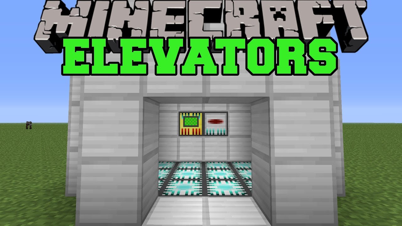 Minecraft: REAL ELEVATORS (SET UP EPIC ELEVATORS!) Mod Showcase