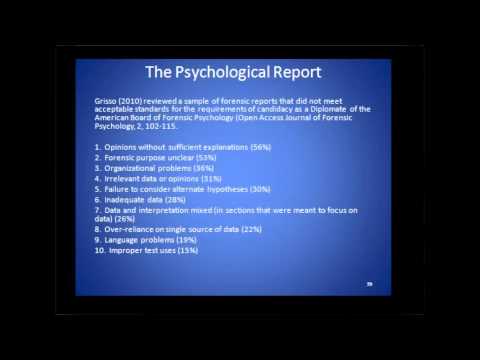 The Psychological Report