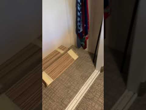 Delamination of board stored in closet