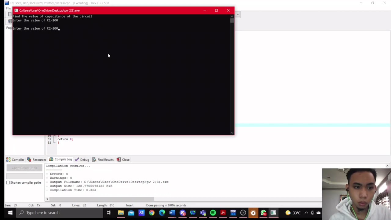 Practical work 2 fundamental programming (2032)