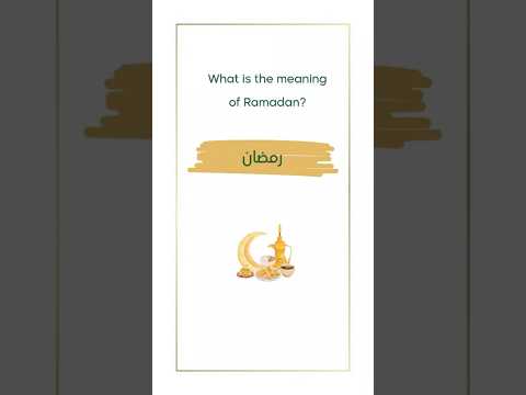 What’s the meaning of Ramadan?. #Ramadan #islamicclass #ramadanmubarak