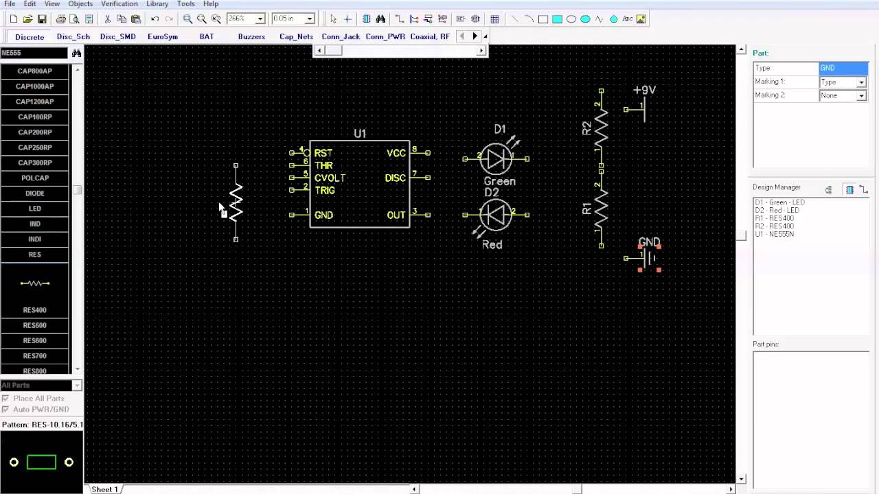 DipTrace: Schematic Capture