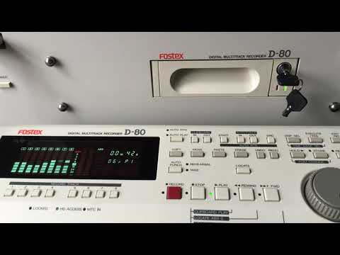 Fostex D-80 Professional 8 Channel Digital Multitrack HDD | Reverb