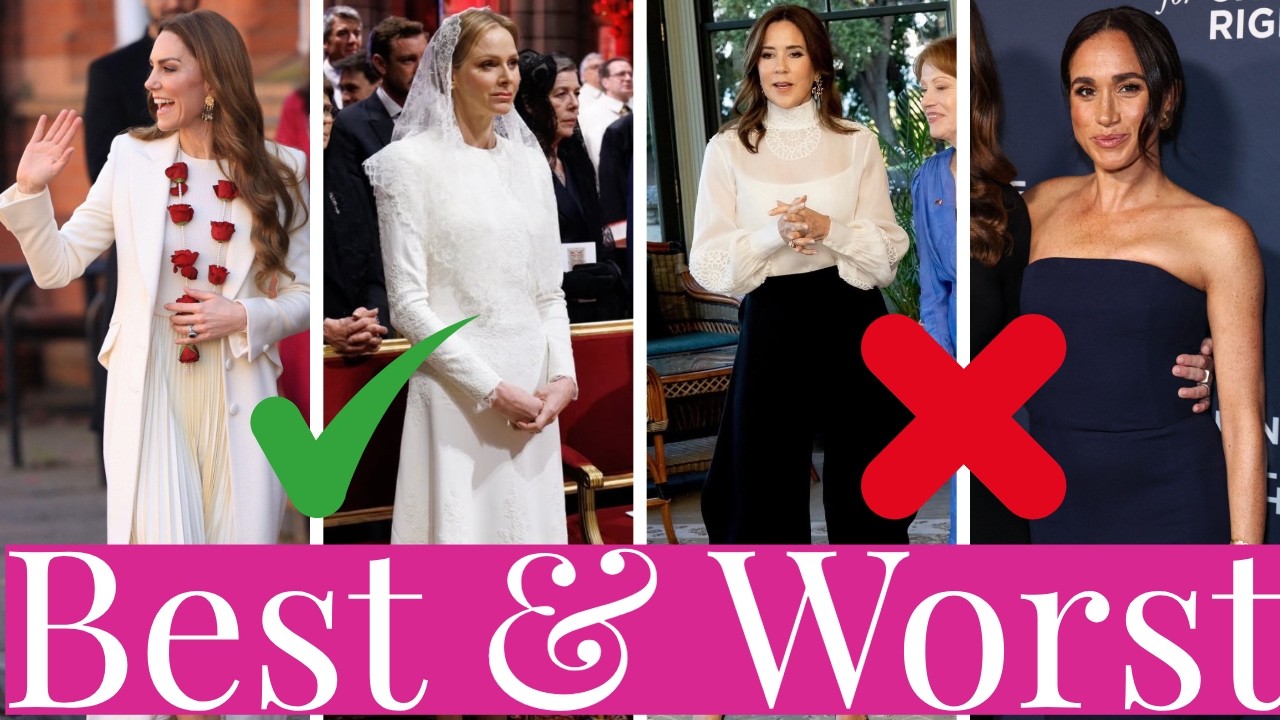 Best & Worst Royal Fashion March 2026: Princess Kate, Meghan Markle, Queen Mary, Princess Charlene