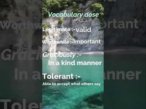Daily vocabulary dose