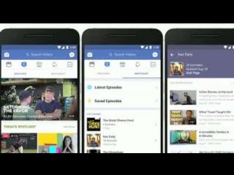 Facebook takes on YouTube, TV with Watch feature