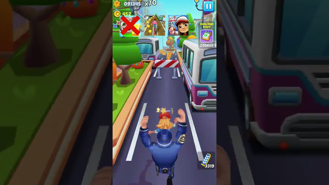 Subway Surfers vs Subway Princess Runner vs Talking Tom Gold Run 🔥 who is best 🏆 #shorts