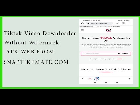 Tik tok video downloader without watermark