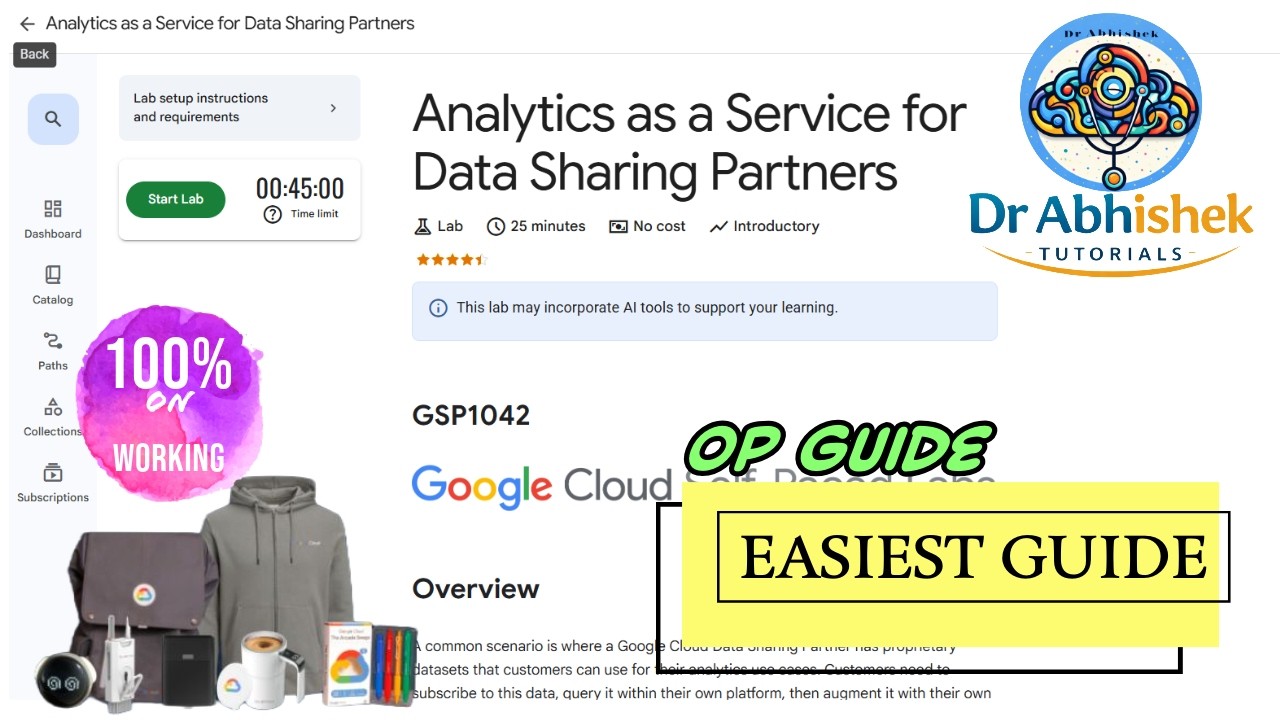 Analytics as a Service for Data Sharing Partners | March 2026 | #GSP1042 #qwiklabsarcade2026