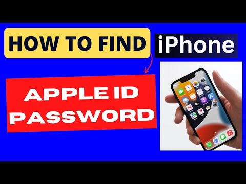 How to Find Apple ID password on iPhone