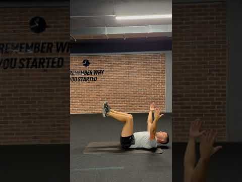 Bent hollow hold crunch