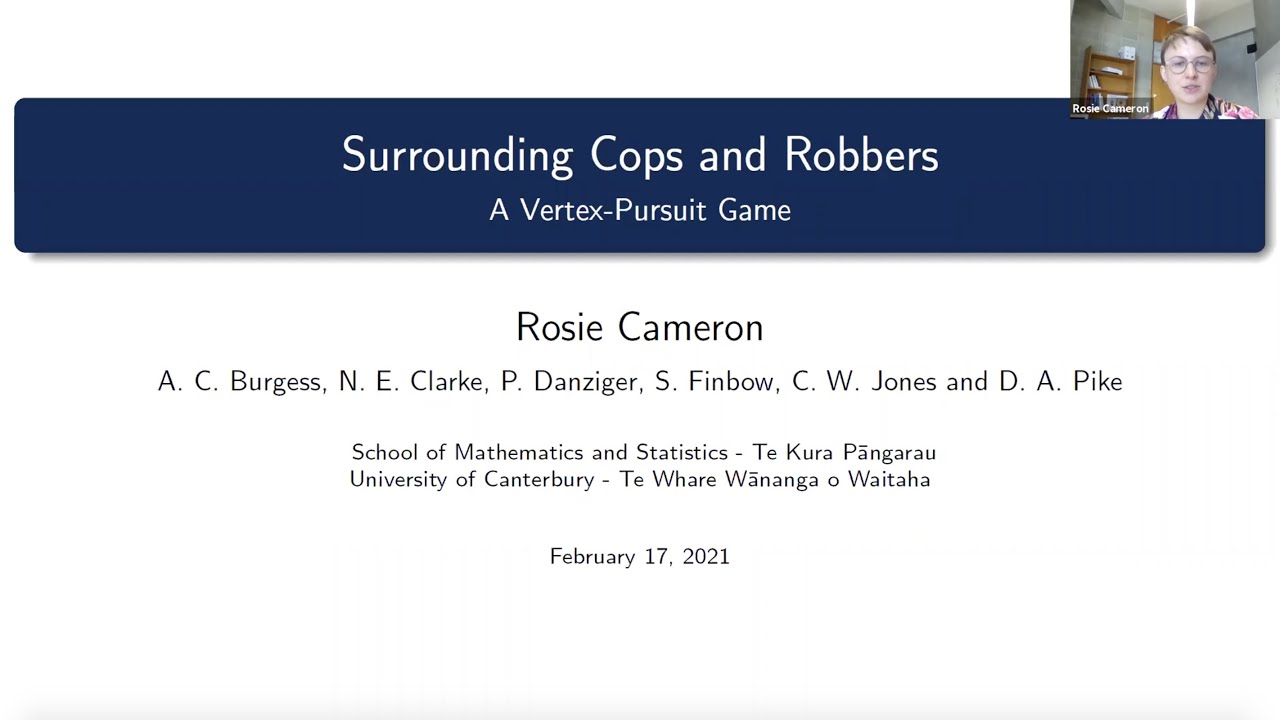 Rosalind Cameron - Surrounding cops and robber: a vertex-pursuit game