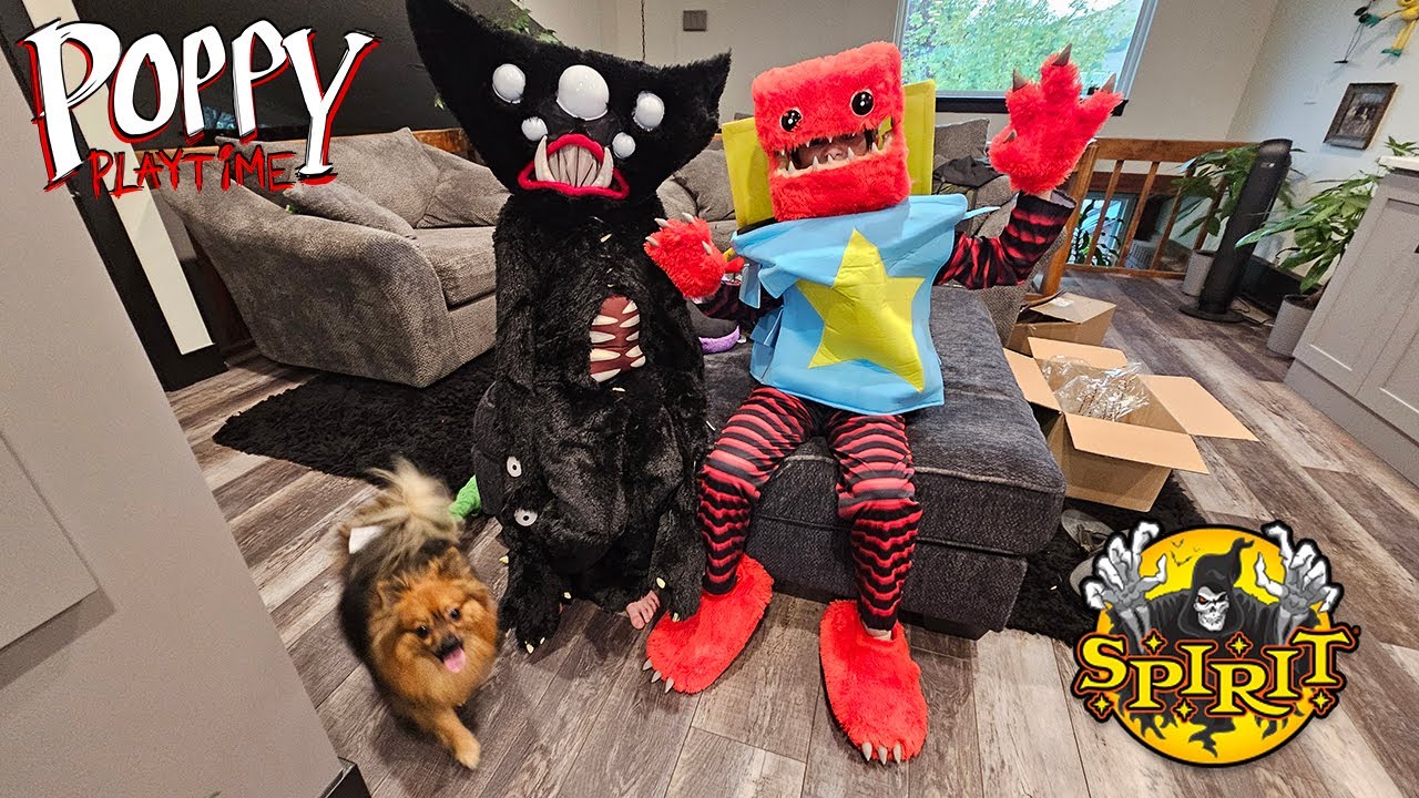 New Poppy Playtime Costumes from Spirit Halloween! Boxy Boo and Killy Willy!