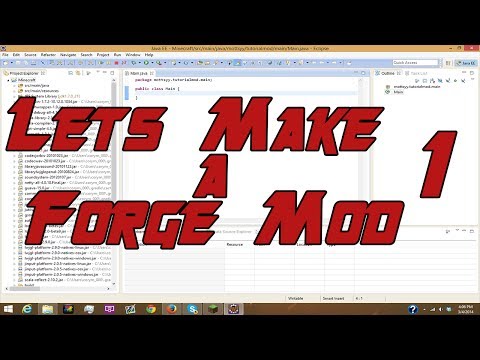Let's Make a Forge Mod 1.7.2: Ep. 1 Setup! (Changed from 1.6)