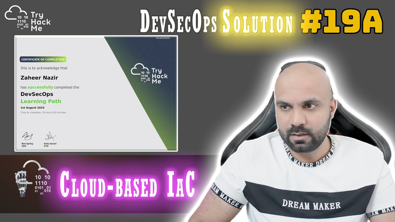 Cloud-based IaC :  Solution :  DevSecOps :  TryHackMe : 19.A