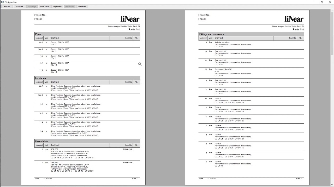 Compare Pipe Systems in Autodesk Revit