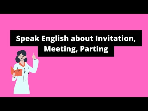 English Sentences about Invitation, Meeting, Parting|Urdu to English Sentences #englishwithuzma