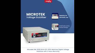 Buy Microtek EML 5090 5KVA 90-300V Mainline Digital Voltage Stabilizer ...