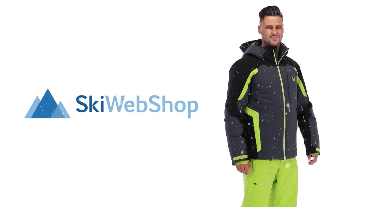Spyder, Copper GTX, ski jacket, men, ebony grey