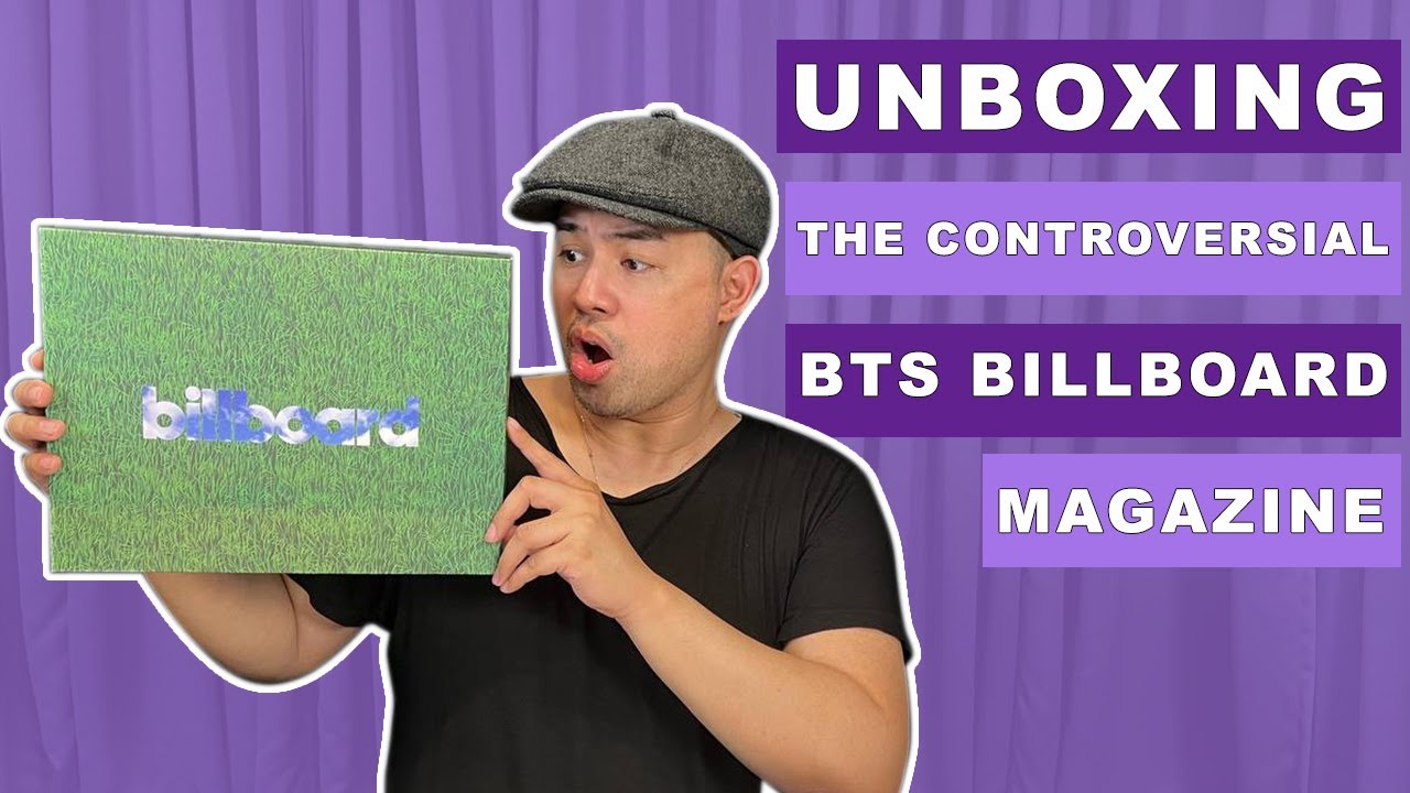 Unboxing The Controversial BTS BILLBOARD MAGAZINE!