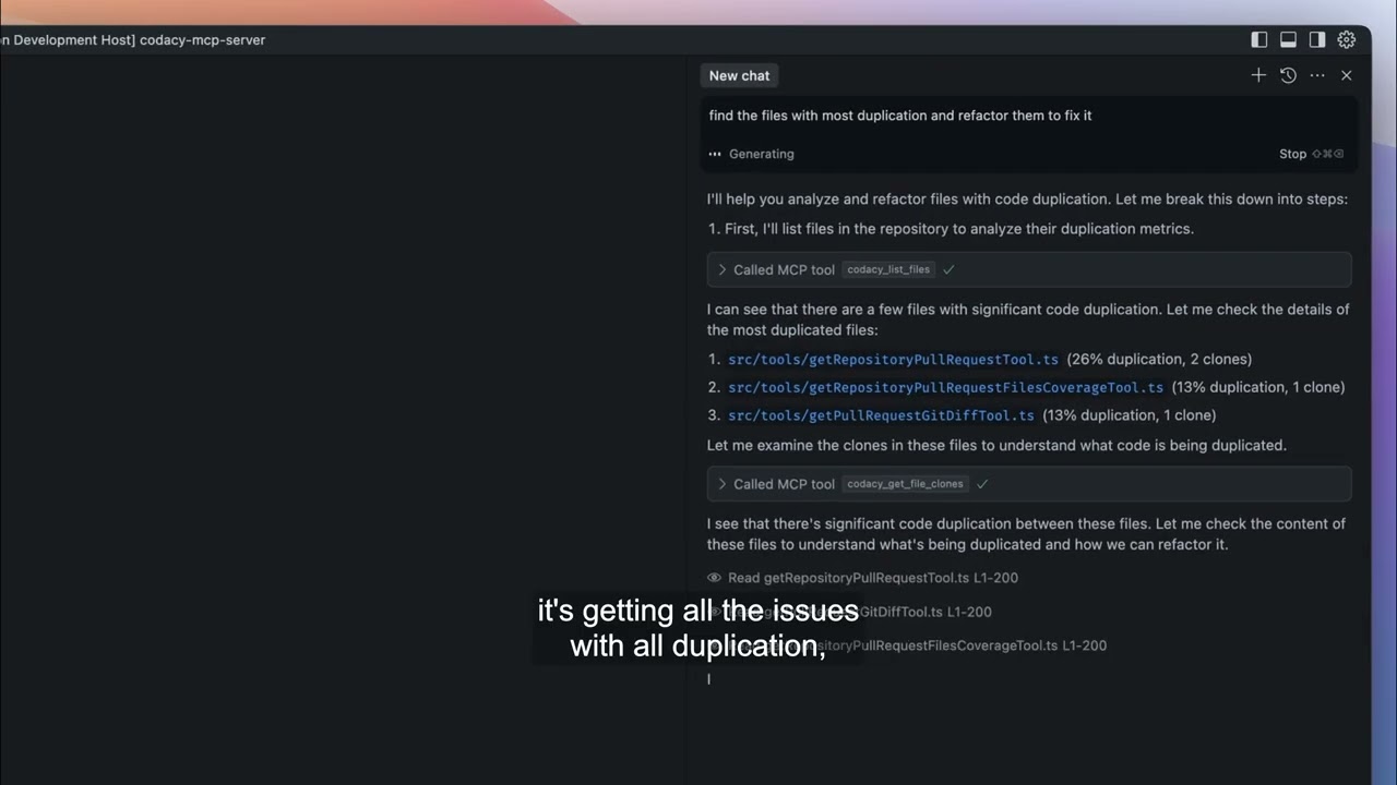 Codacy Guardrails Demo: Refactoring Code Duplications at Scale Using AI