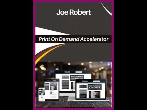 Joe Robert - Print On Demand Accelerator Download Free
