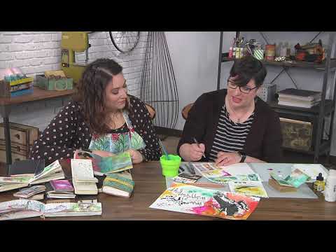 Sketchbook Lesson One - All About Words on Make It Artsy with Tori Weyers (801-3)