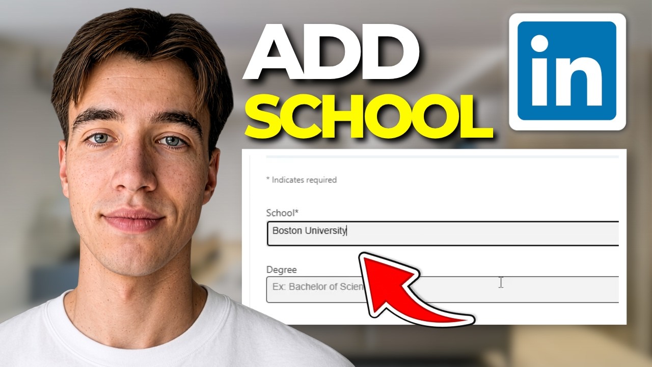 How To Add Or Change School On LinkedIn (Tutorial 2026)