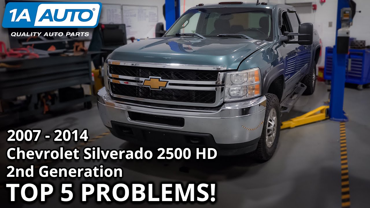 Top 5 Problems Chevrolet Silverado 2500 Truck 2007-2014 2nd Generation