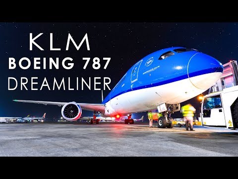 KLM Boeing 787 Dreamliner in Action at Mumbai Airport