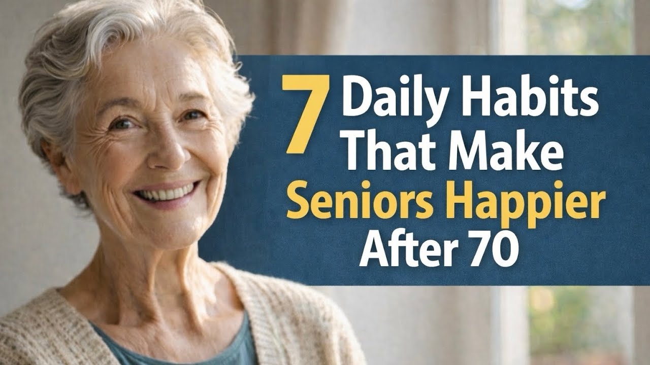 After 70, The Happiest People Do These 7 Things Every Day (Most Ignore This!)